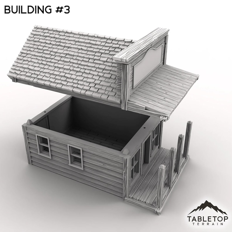 Dreadwood Building 3 - Wild West Terrain Wargaming RPG Exodus Western ...