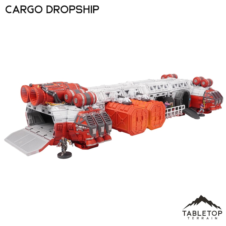 Cargo Dropship - Sci-fi Dropship Wargame RPG the Dragon's Rest - Etsy UK