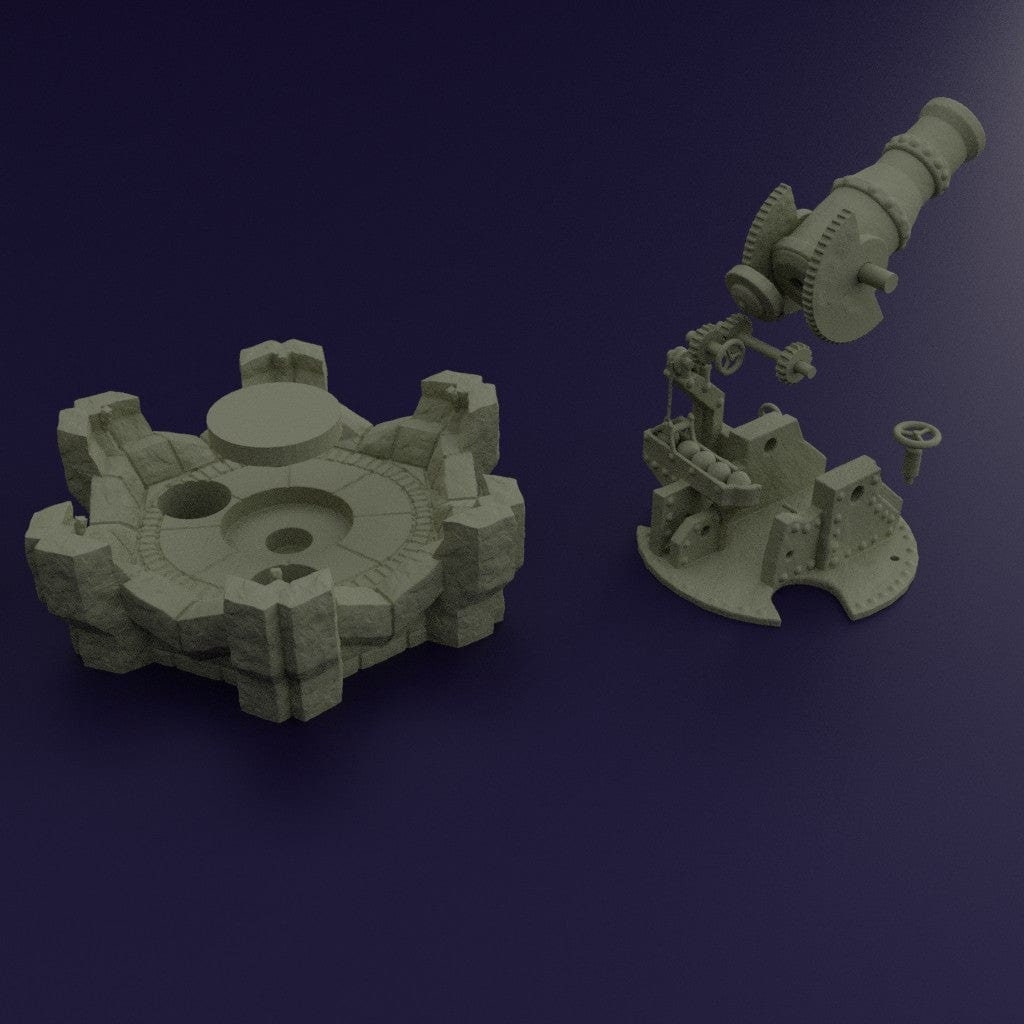 Dwarf Bombard Tower - DND Aos Pathfinder Conquest Miniatureland ...