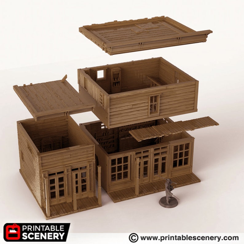 General Store - Wild West Building - Wild West Exodus Tabletop Terrain ...