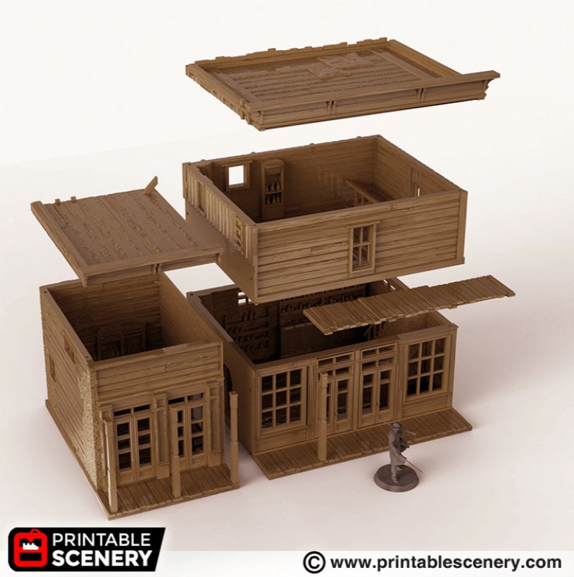 General Store - Wild West Building - Wild West Exodus Tabletop Terrain ...