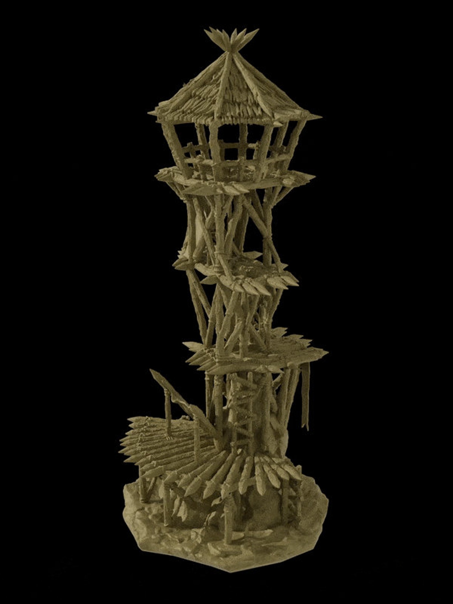 Goblin Watchtower - DND Aos Pathfinder Conquest Miniatureland Tabletop ...