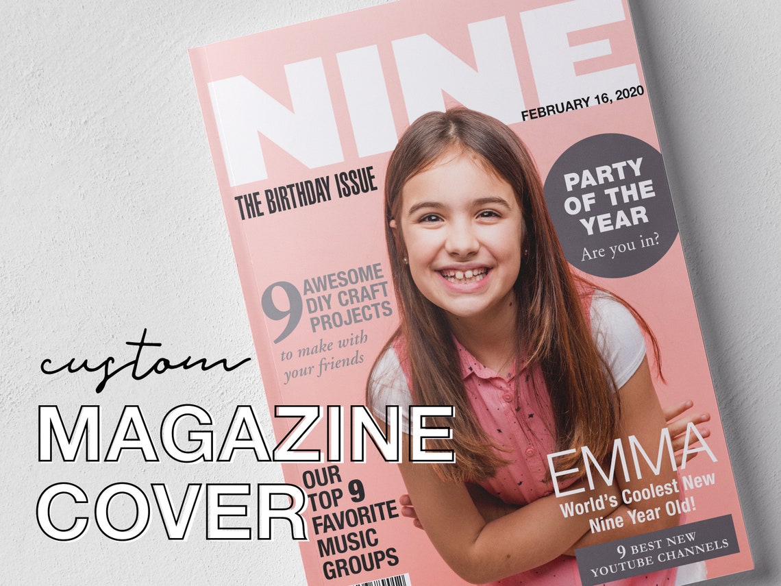 Custom Magazine Cover, Magazine Design, Photo Editing, Invitation ...
