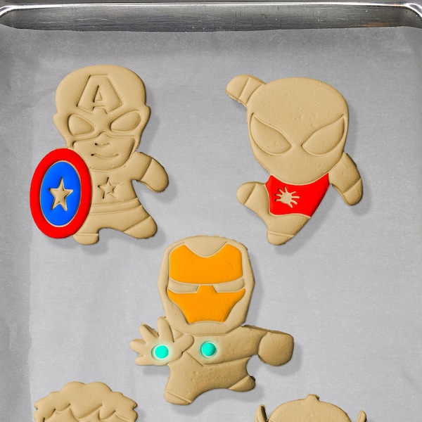 Super Hero Cookie Cutters - Etsy