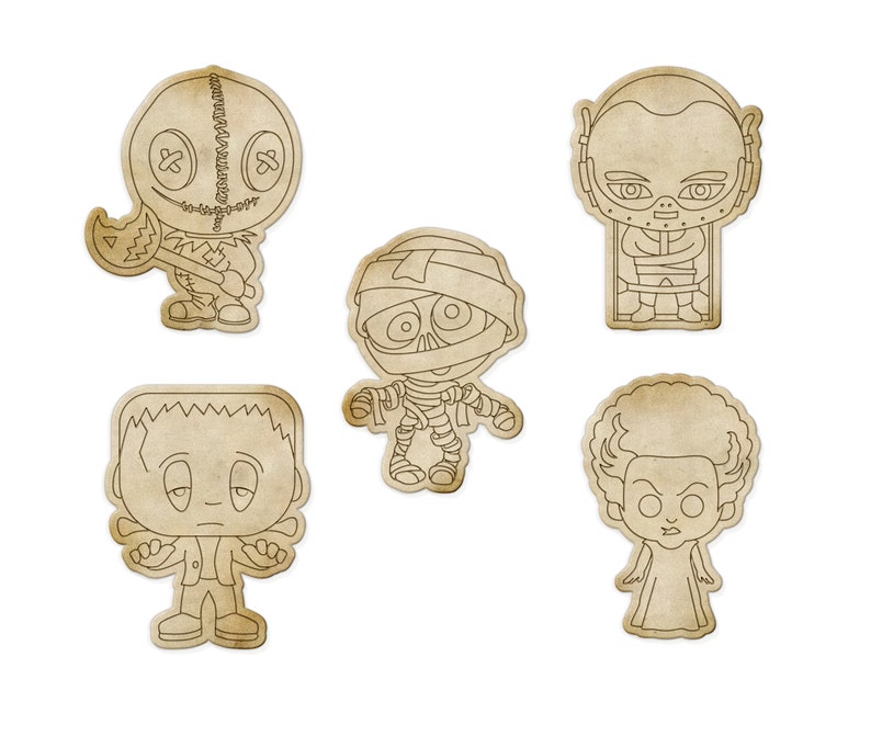 Horror Movie Villains Cookie Cutters: ABS Plastic, Sharp Edges - Etsy