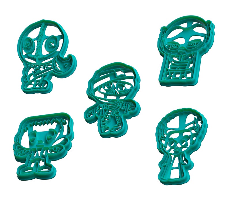 Horror Movie Villains Cookie Cutters: ABS Plastic, Sharp Edges - Etsy