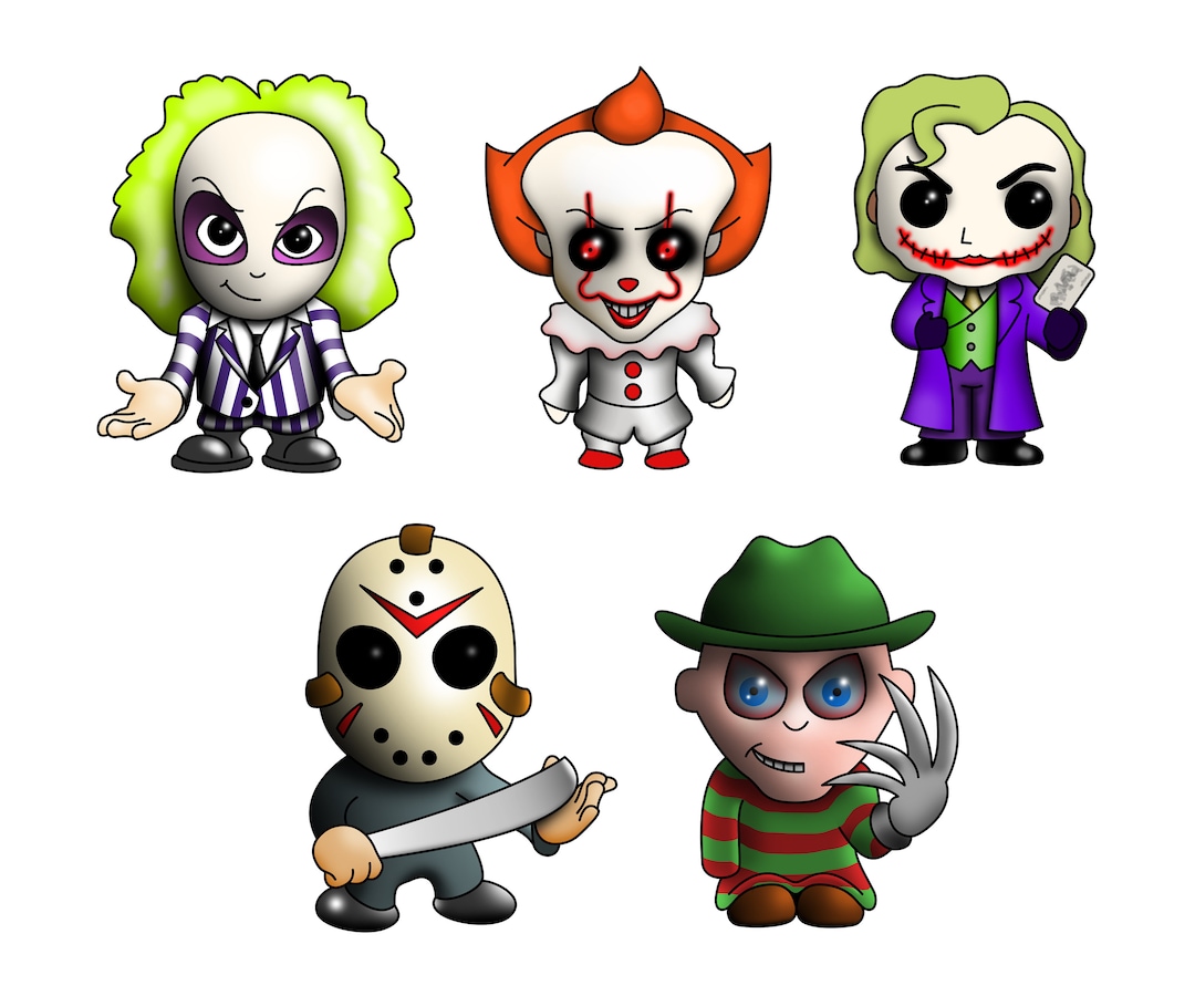 Horror Movie Villains Cookie Cutters: ABS Plastic Clay Cutters - Etsy