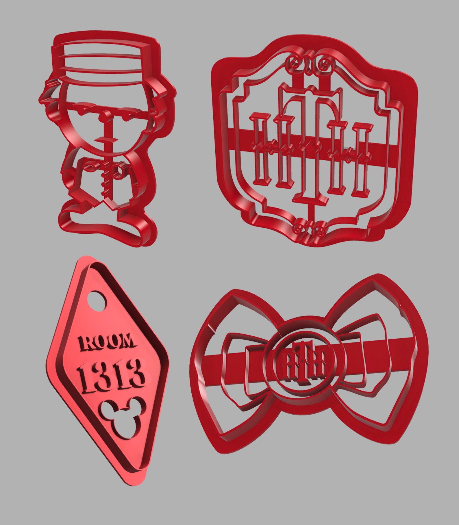 Haunted Tower Hotel Cookie Cutters Theme Park Attraction Ride - Etsy