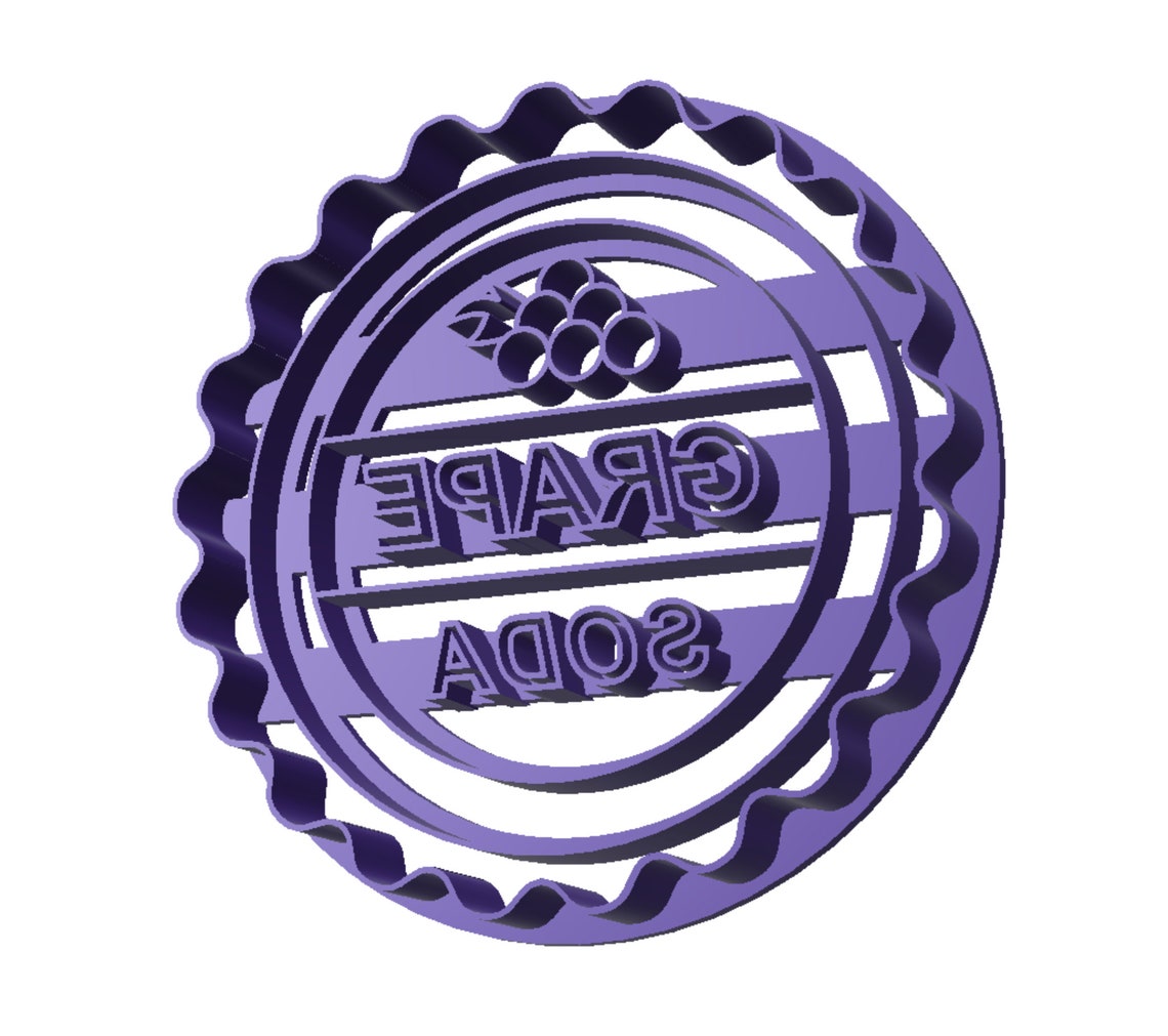 Grape Soda Cookie Cutter - Fondant Cutters and Clay Cutters - Etsy