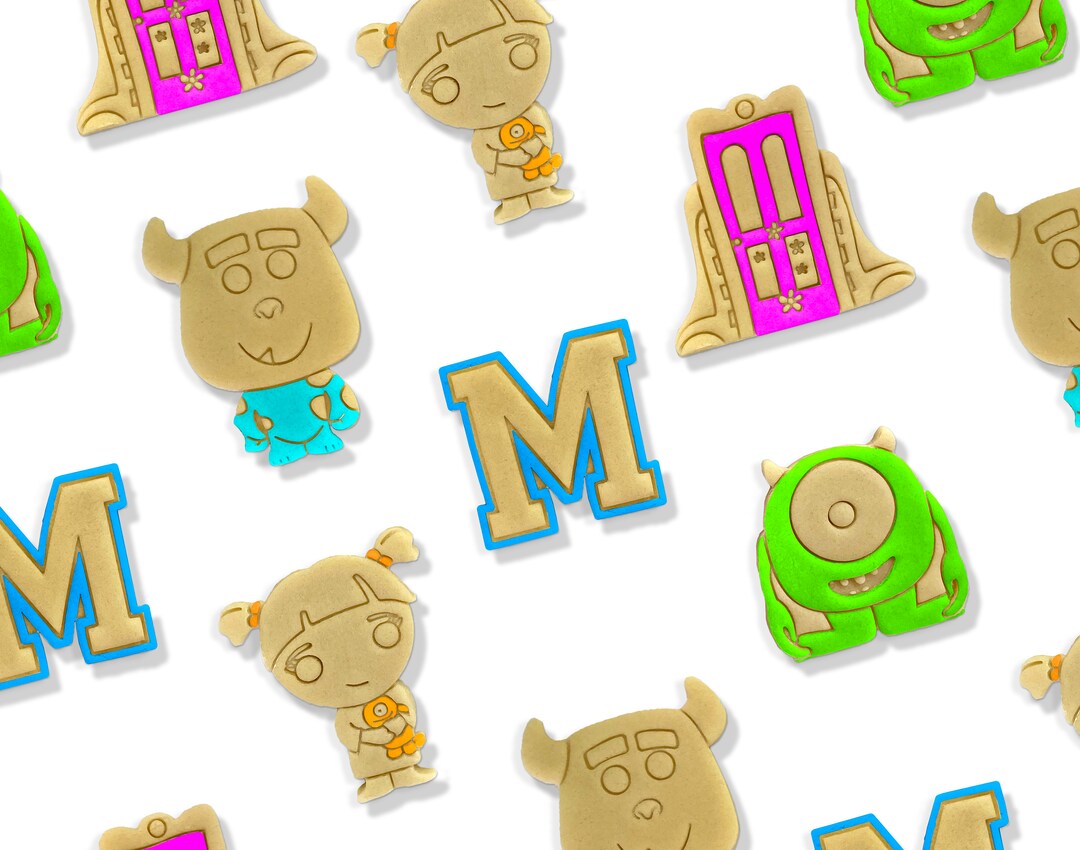 Theme Park Monsters Cookie Cutters: ABS Plastic, No-fail Recipe - Etsy