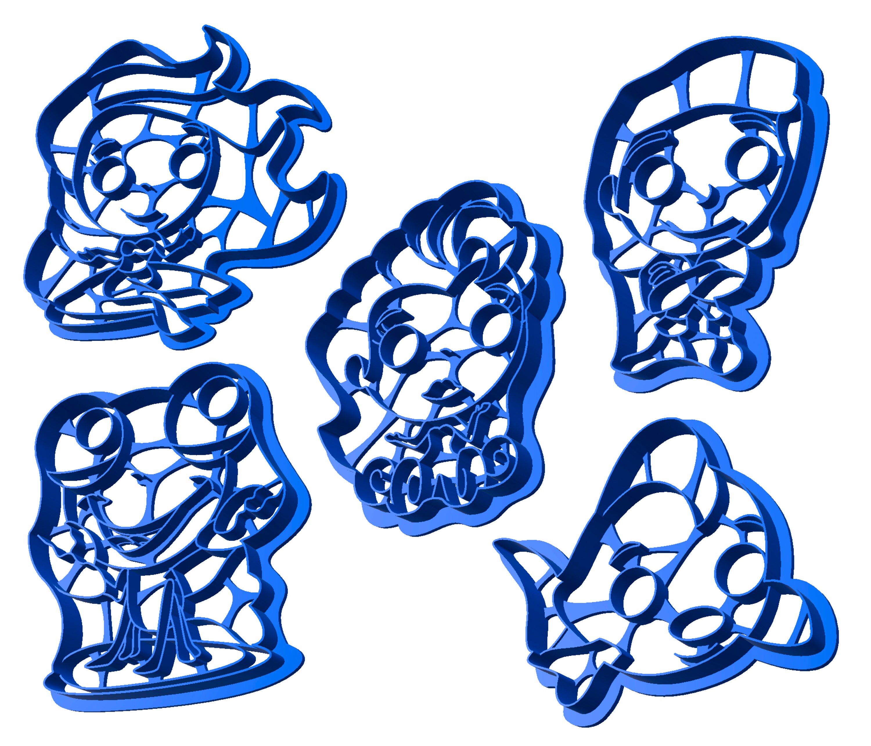 The Little Mermaid Cookie Cutters, Fairy Tale Cookie Cutters, Anderson ...