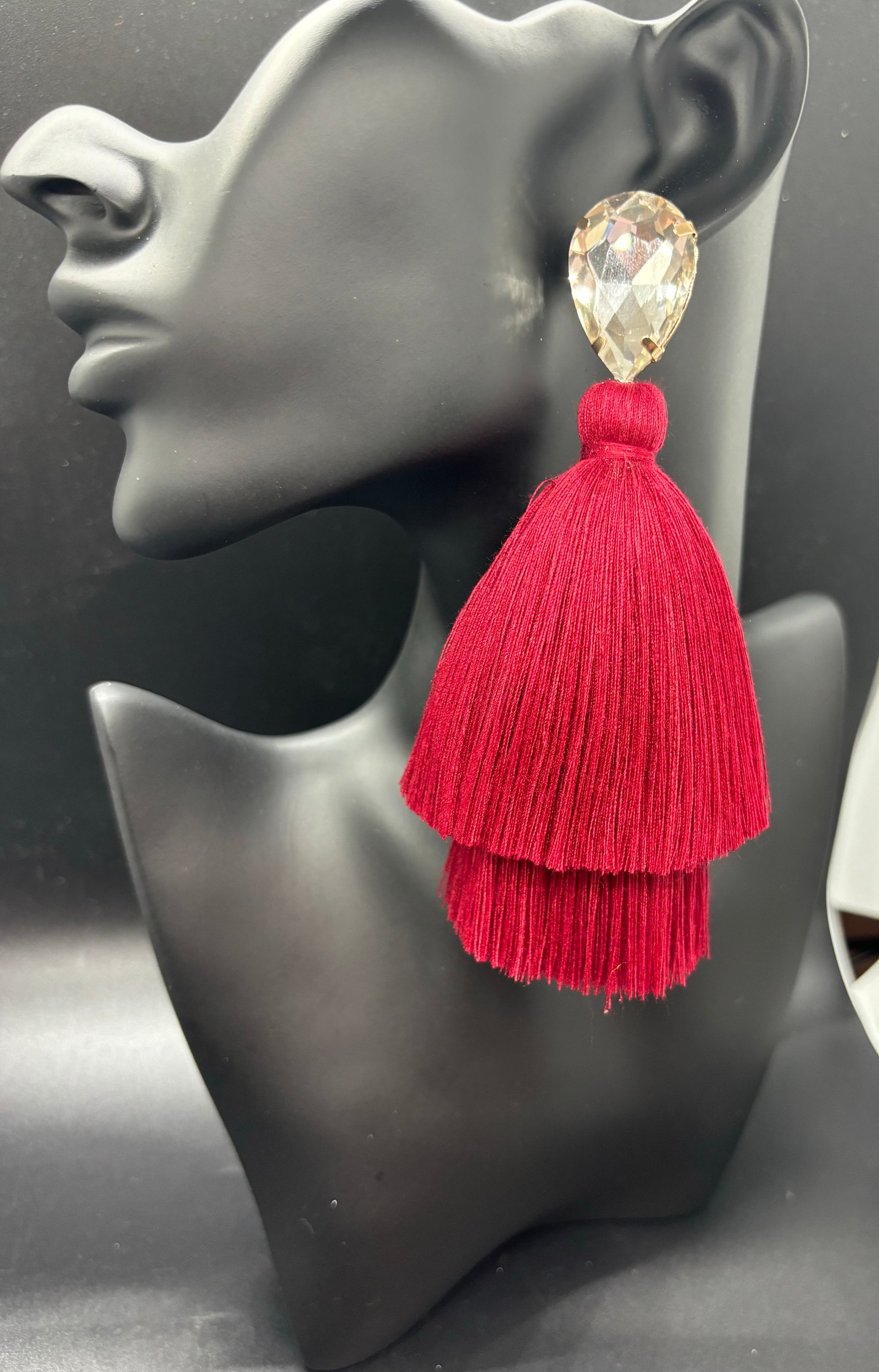 Tassel Earrings - Etsy