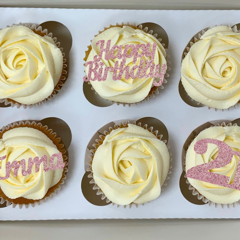 Cup Cake Toppers - Etsy UK
