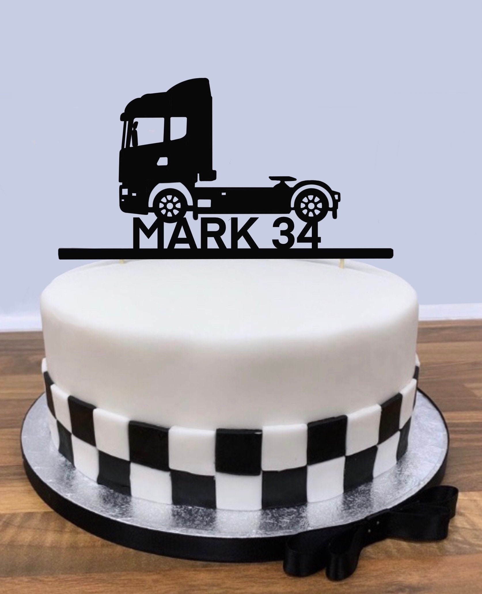 Personalised Truck Unit / Lorry Unit Cake Topper Cab - Etsy UK