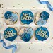 Happy Fathers Day Acrylic Cupcake Toppers Mirror Gold Dad Daddy Grandad ...