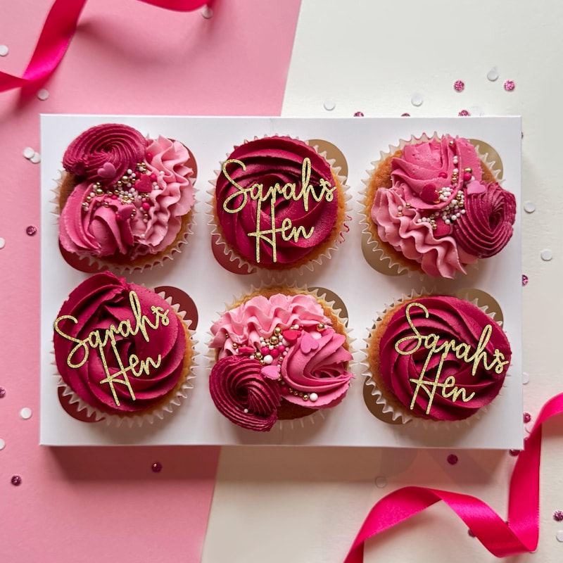 Hen Party Cupcakes - Etsy UK