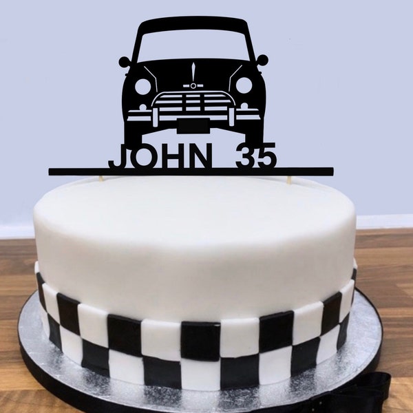 Classic Car Cake Topper - Etsy UK