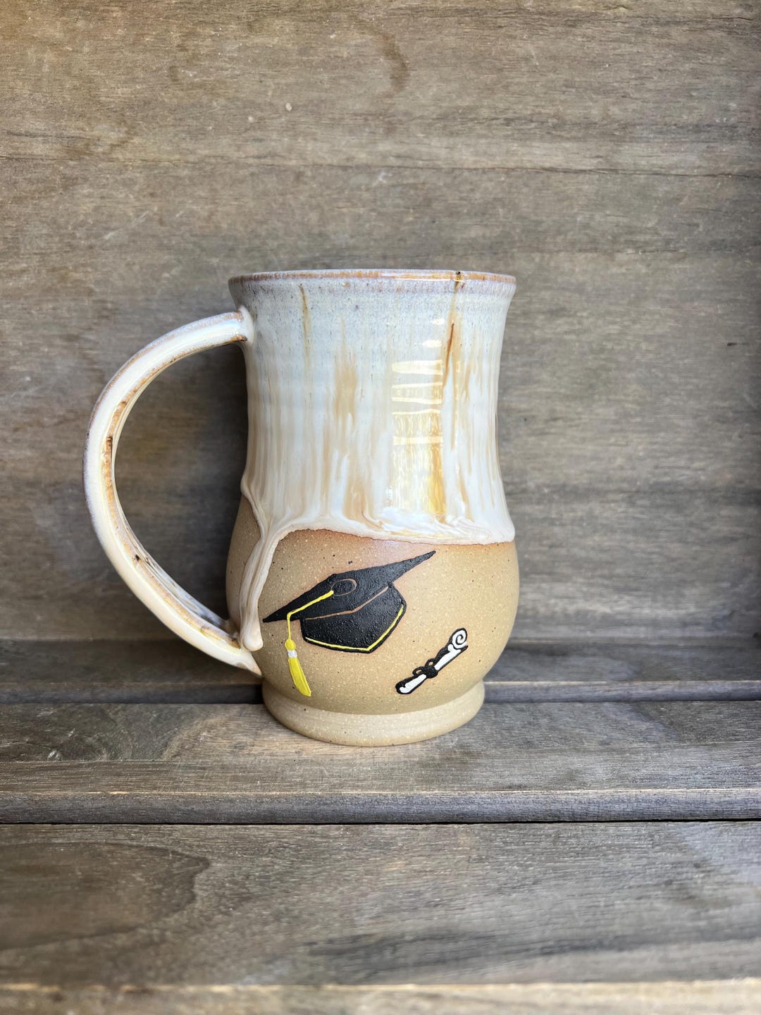 White Rustic Class of 2025 Mug - Etsy