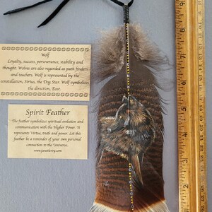 Wolf and Fox Spirit Feathers, Feather Art, Painted Feathers, Animal ...