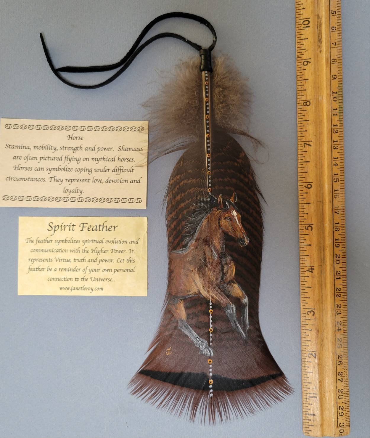 Horse Spirit Feathers, Feather Art, Painted Feathers, Animal Totems - Etsy