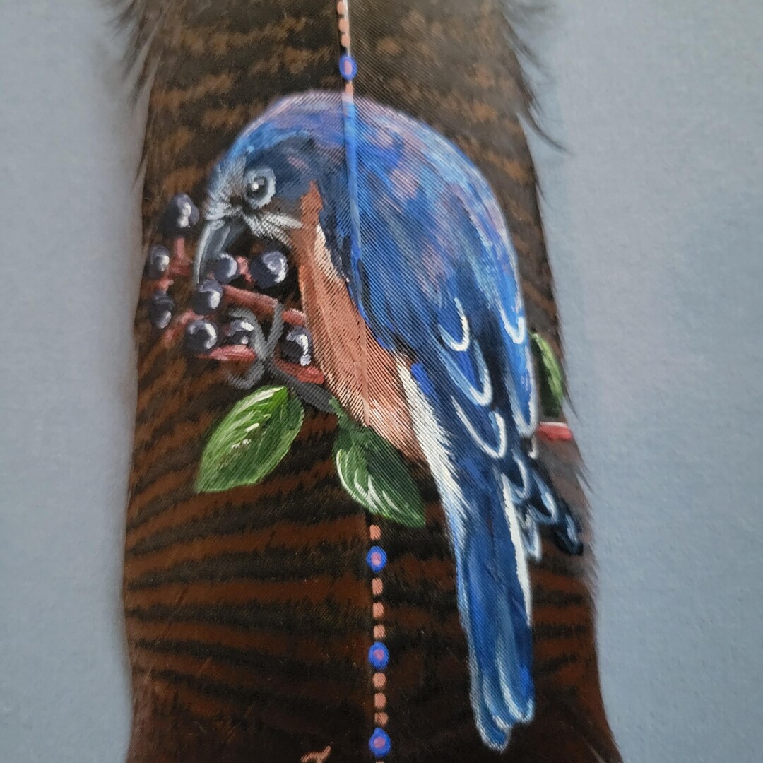 Songbird Spirit Feathers, Feather Art, Painted Feathers, Animal Totems ...