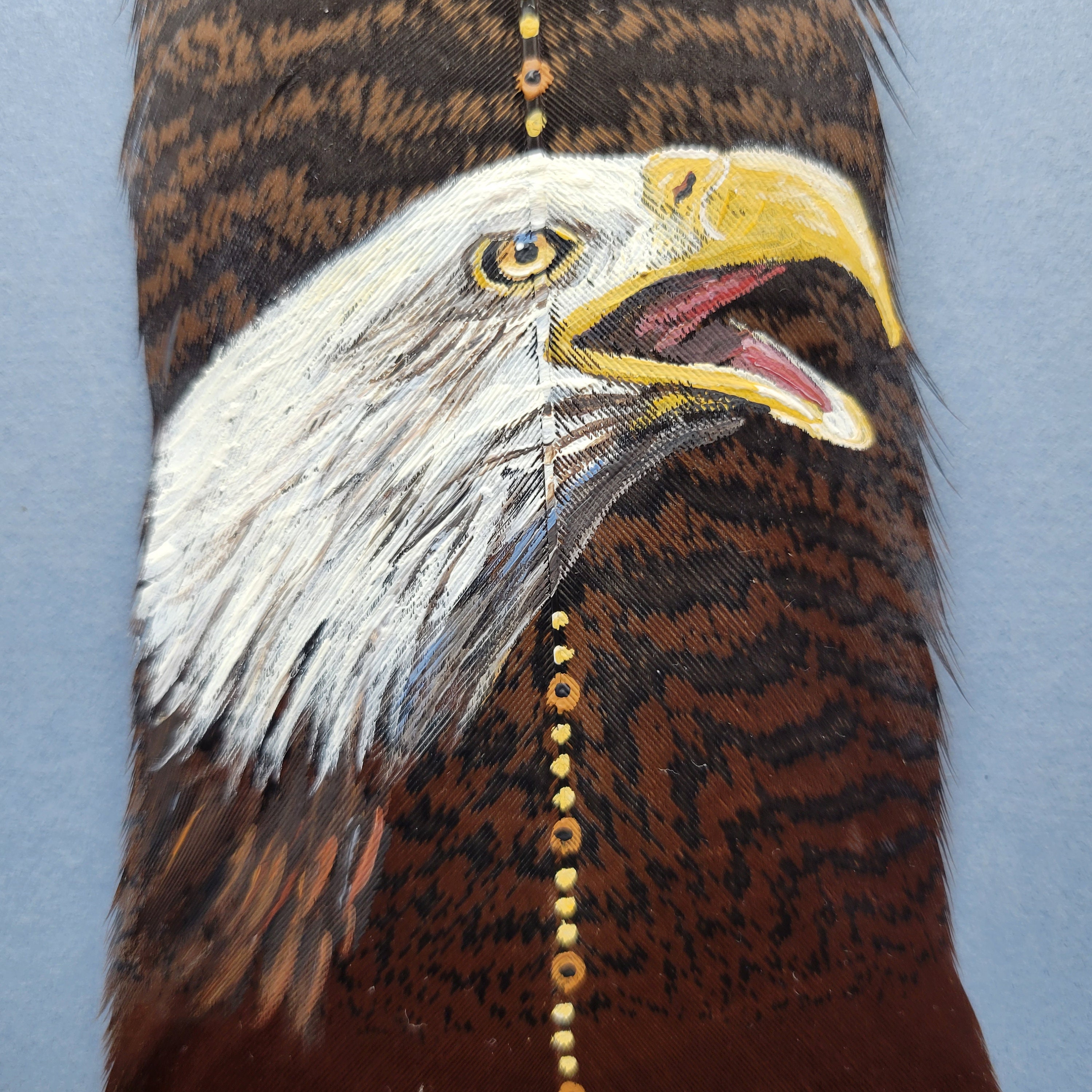 Eagle Spirit Feathers, Feather Art, Painted Feathers, Animal Totems - Etsy