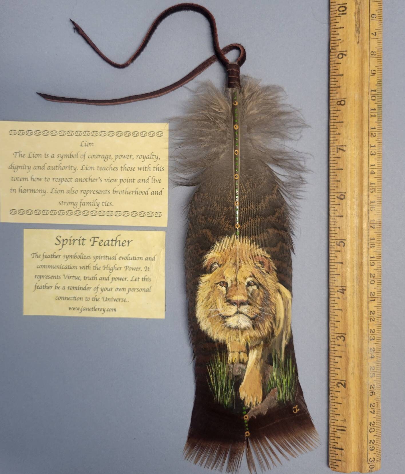 Big Cats Spirit Feather, Feather Art, Painted Feathers, Animal Totems ...