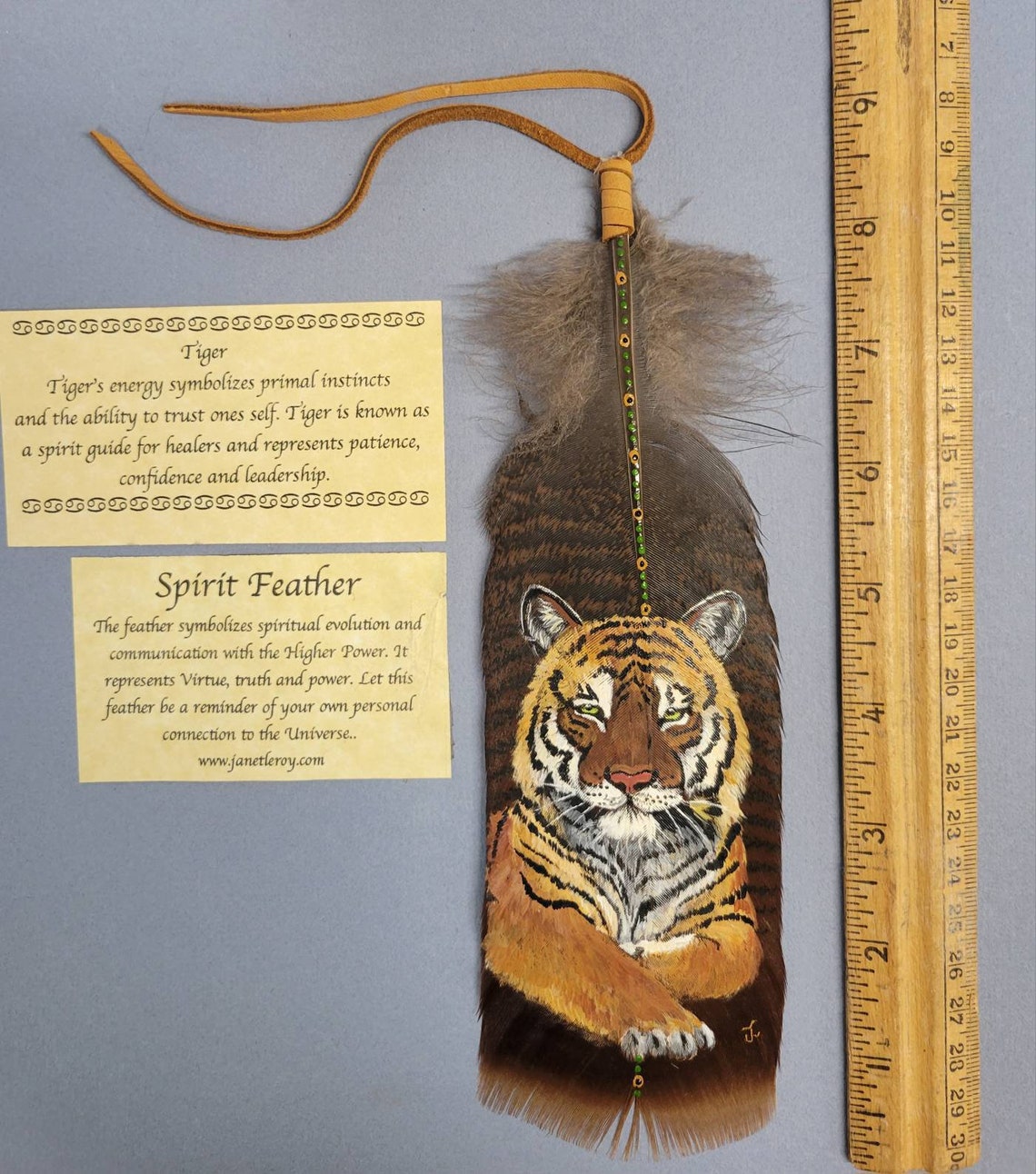 Big Cats Spirit Feather, Feather Art, Painted Feathers, Animal Totems ...
