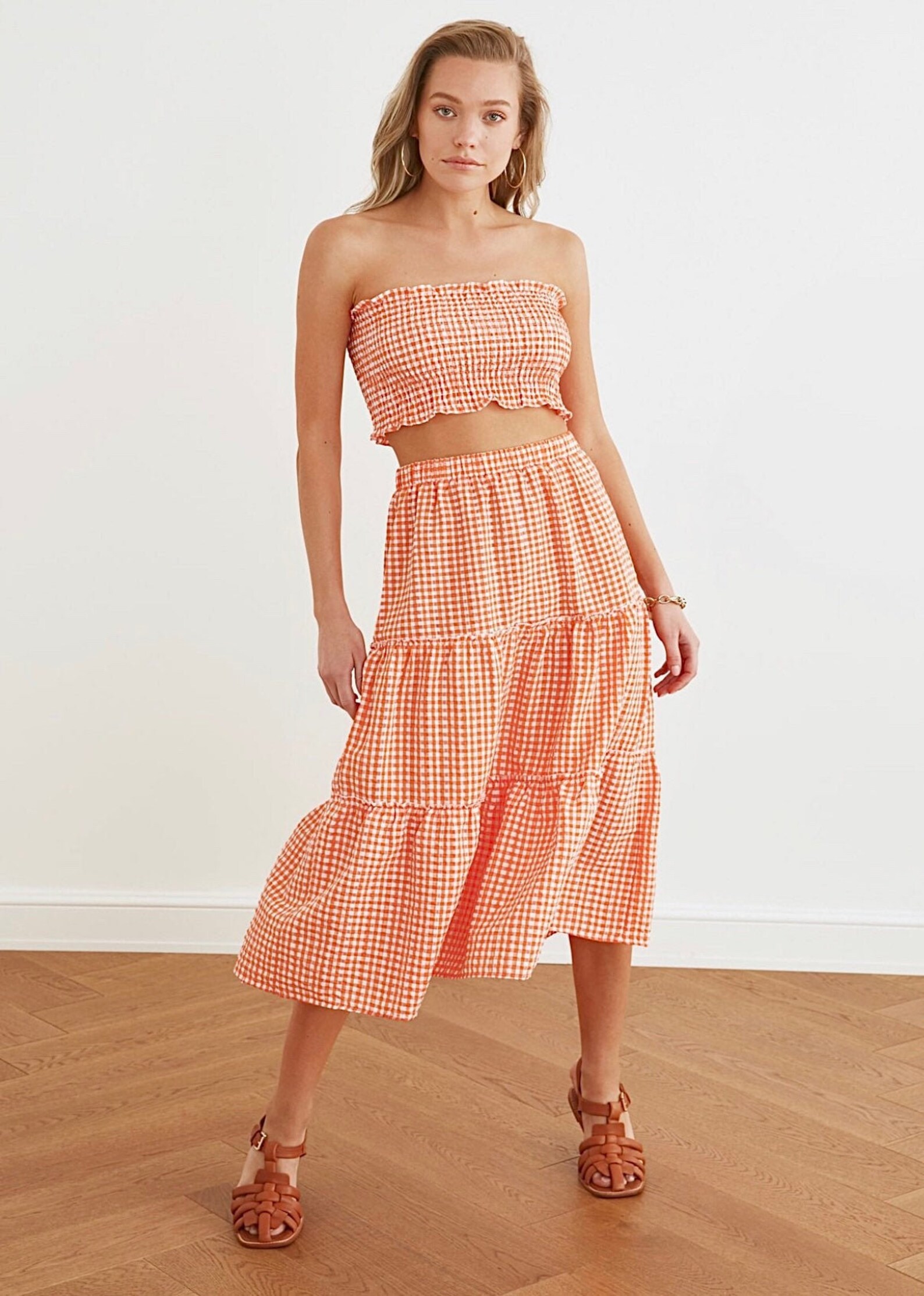 Womens Summer Two Piece Set Summer Set Top And Skirt Etsy