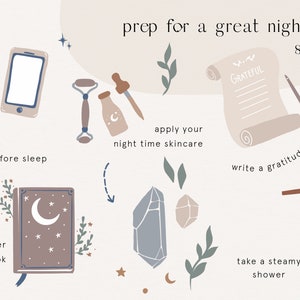 Self Care Collection Clipart, Hand Painted Yoga and Mindfulness ...