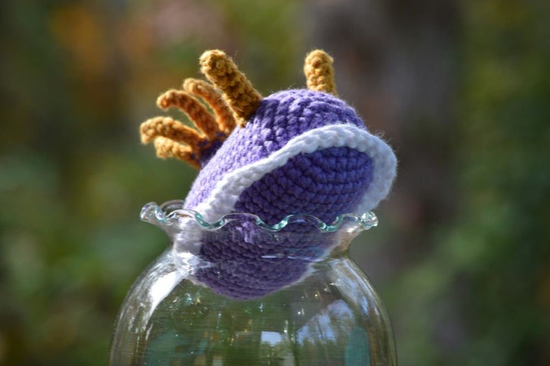 Purple Sea Slug Crochet Pattern *PATTERN ONLY* - Etsy