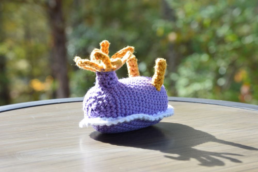 Purple Sea Slug Crochet Pattern PATTERN ONLY - Etsy