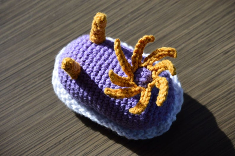 Purple Sea Slug Crochet Pattern *PATTERN ONLY* - Etsy
