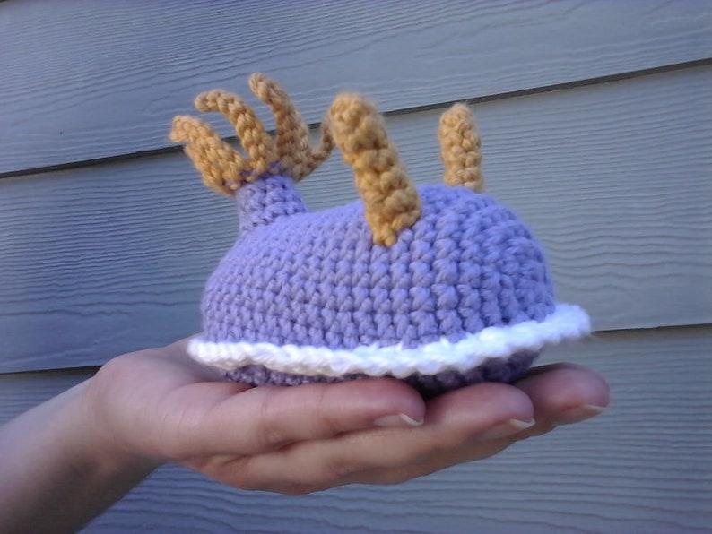 Purple Sea Slug Crochet Pattern *PATTERN ONLY* - Etsy
