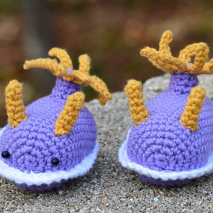 Purple Sea Slug Crochet Pattern *PATTERN ONLY* - Etsy