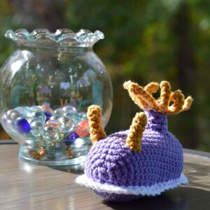 Purple Sea Slug Crochet Pattern *PATTERN ONLY* - Etsy