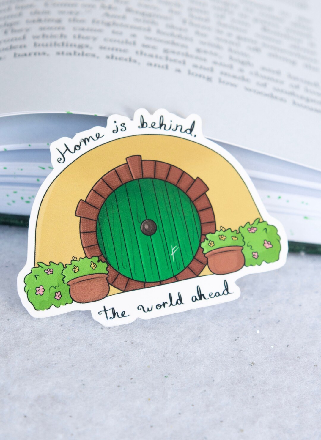 Hobbit Door Sticker - Etsy