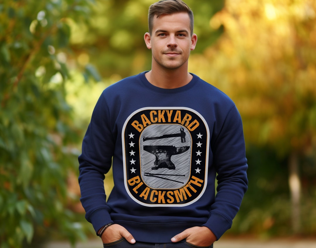 Backyard Blacksmith Funny Blacksmith Shirt Bladesmith Farrier Knife ...