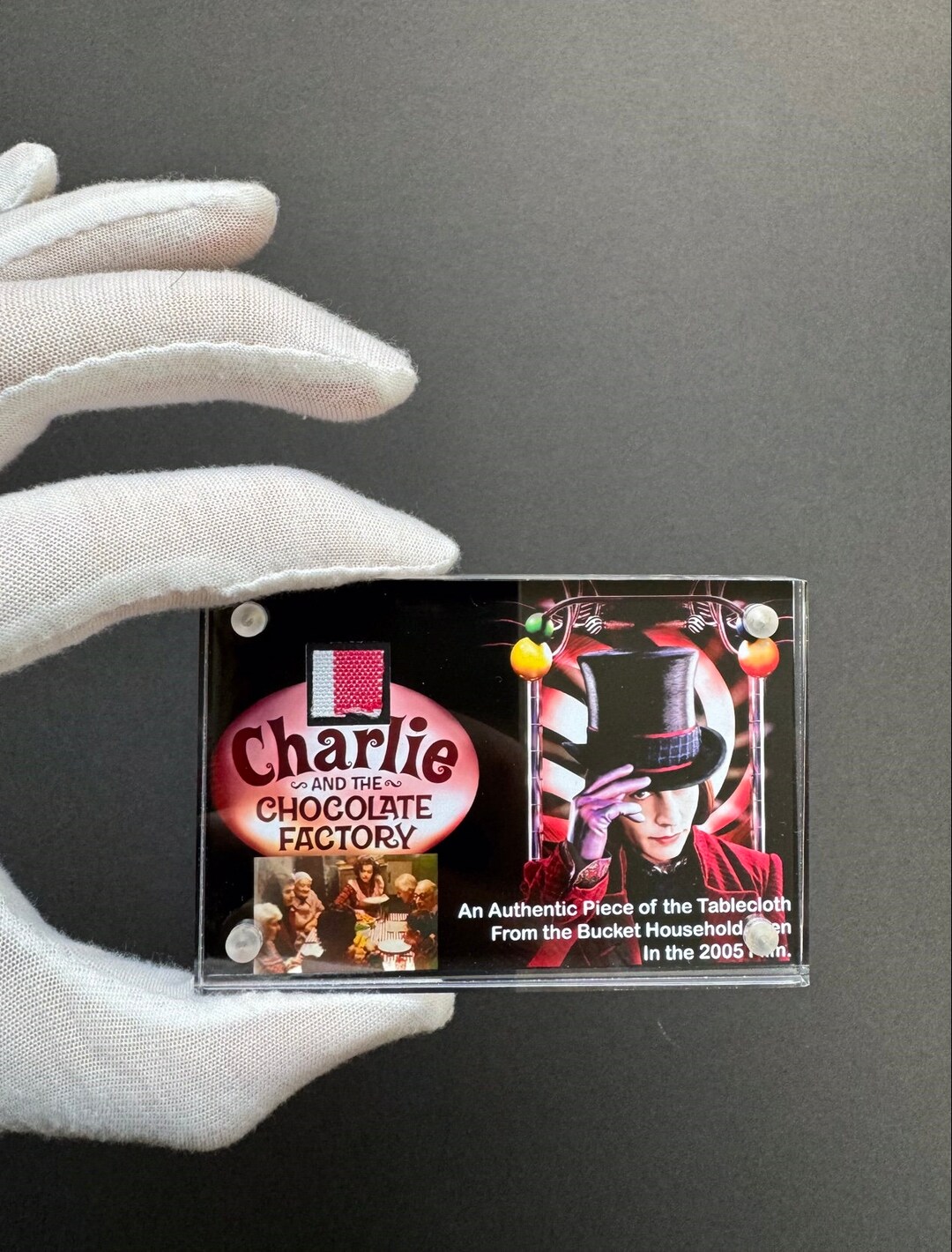 Charlie & the Chocolate Factory Rare Mini Movie Prop Display W/coa ...