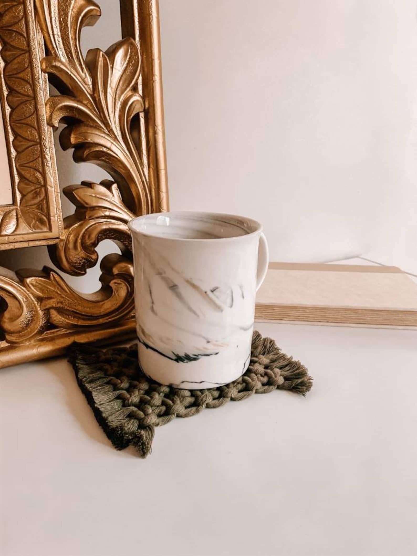 Mug Rugs || Macrame Coasters - Etsy