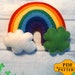 Felt Rainbow Pattern, PDF Instruction for Felt St Patrick's Rainbow ...