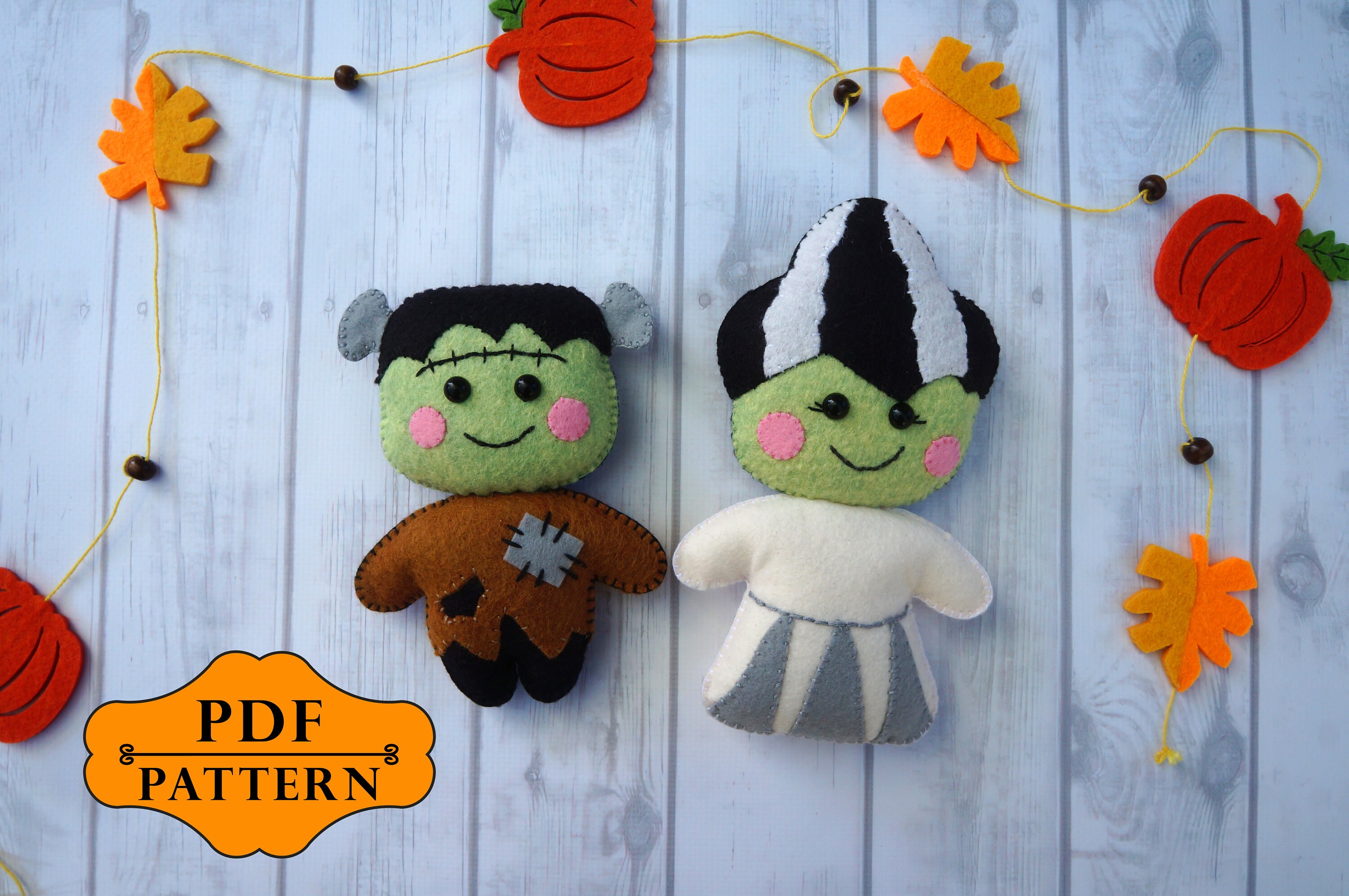 Frankenstein Ornament Sewing Pattern Digital Download - Etsy
