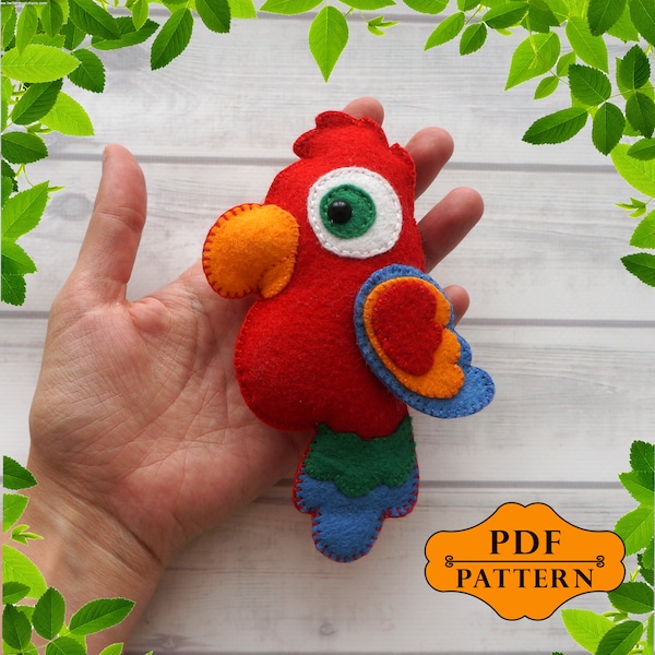 Parrot Pattern - Etsy