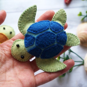 Felt Turtle Pattern, Felt Sea Turtle Pattern, Turtle Sewing Pattern ...