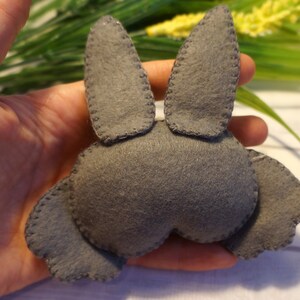 Felt Bunny Butt Pattern, Bunny Sewing Pattern, Stuffed Bunny Pattern ...
