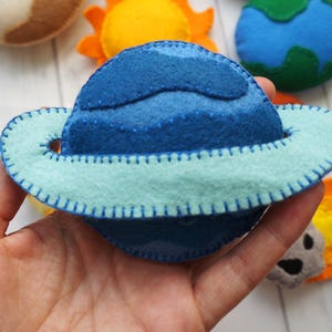 Space Felt Pattern Ornament - Easy Step by Step Instruction How to Sew ...