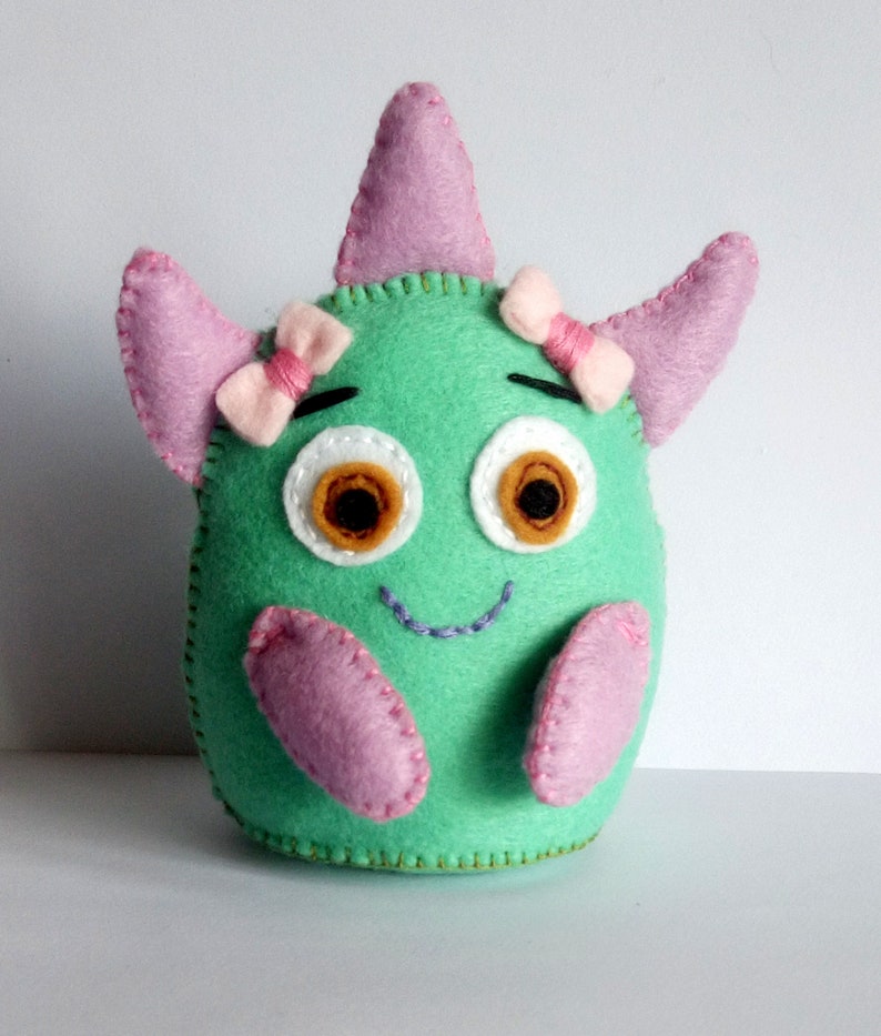 Felt Monster Cute Monster Family Felt Monster Toy Gift for | Etsy