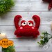 Felt Crab Pattern Crab Sewing Pattern Felt Stuffed Animal - Etsy