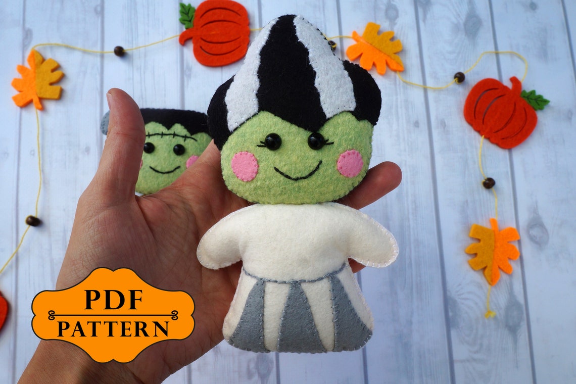 Frankenstein Ornament Sewing Pattern Digital Download - Etsy