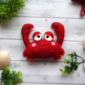 Felt Crab Pattern, Crab Sewing Pattern, Felt Stuffed Animal Pattern ...